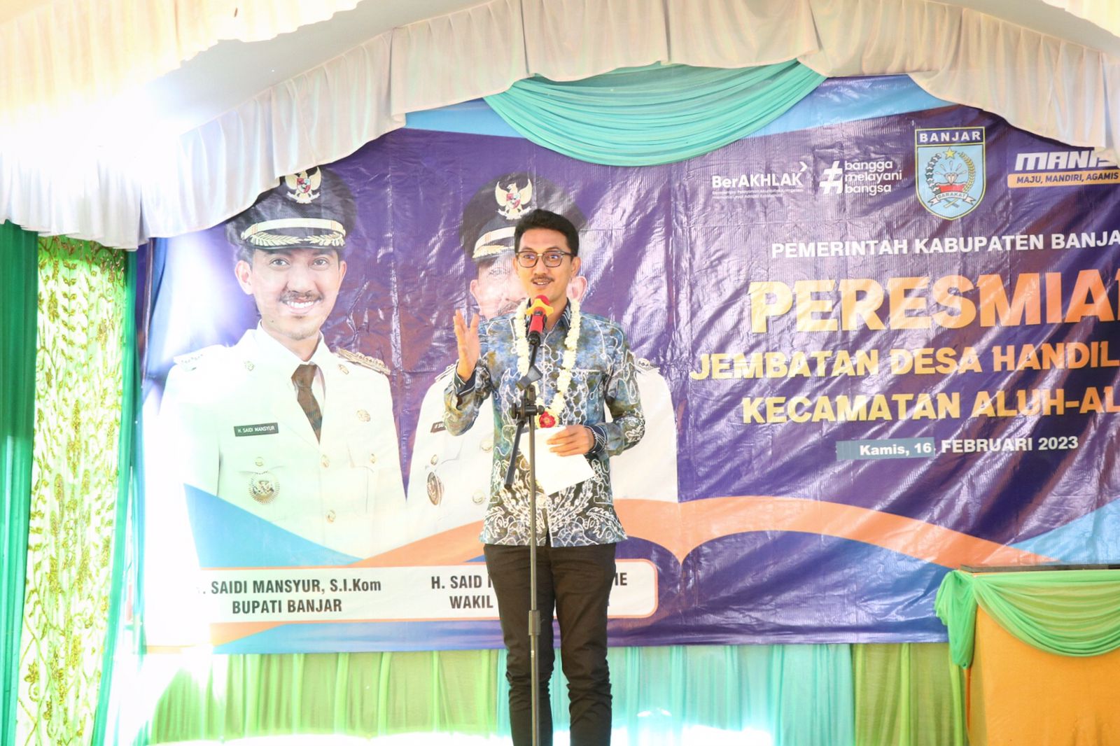 Jembatan Desa Handil Baru Diresmikan – Radio Suara Banjar